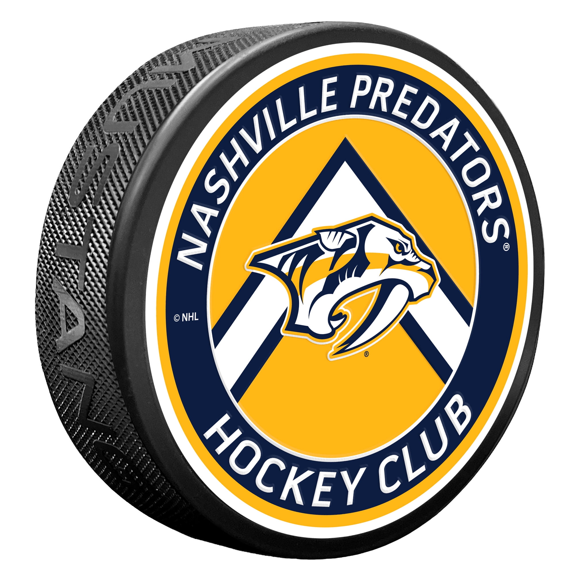 Nashville Predators Chevron Banner Puck - Walmart.com