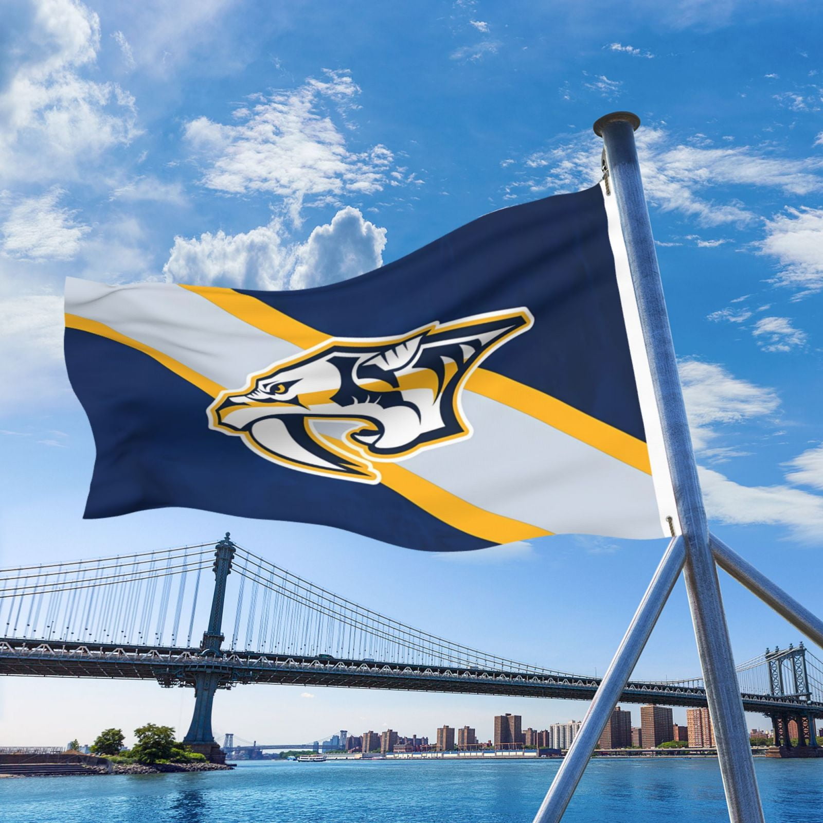 Nashville_Predators Hockey Team Four Seasons Double Sided 5x8ft Flag ...