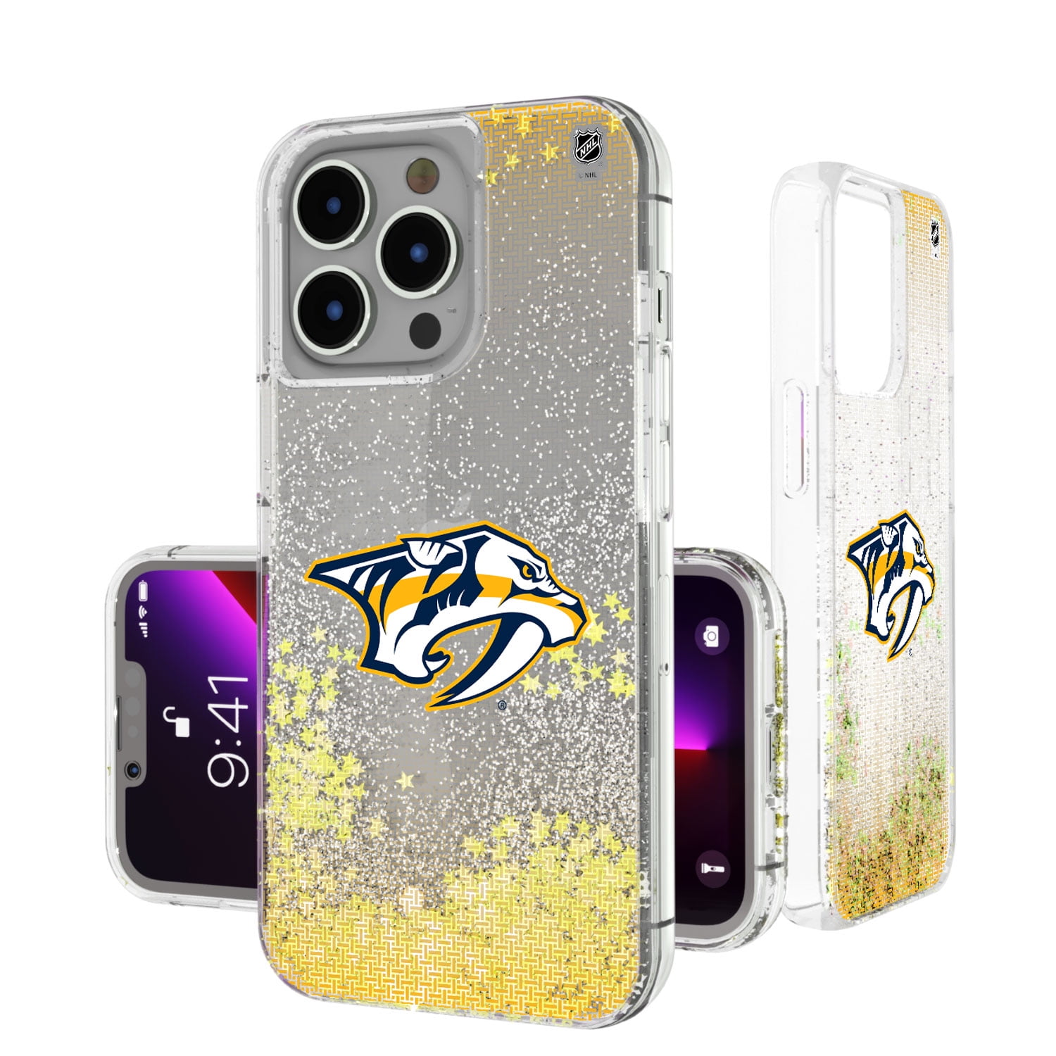 Nashville Predators Linen Logo iPhone Glitter Case - Walmart.com