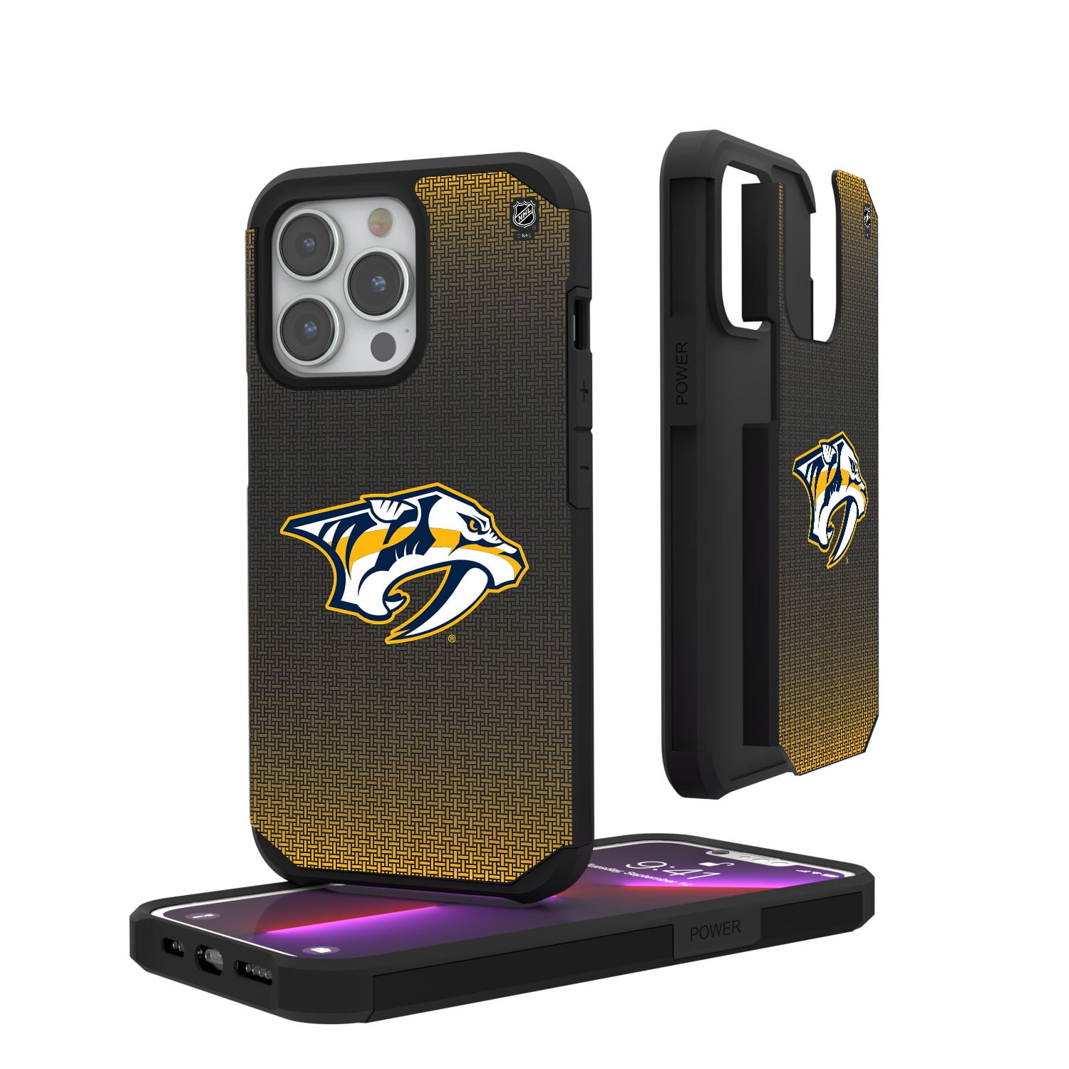 Nashville Predators Linen Logo iPhone Rugged Case - Walmart.com