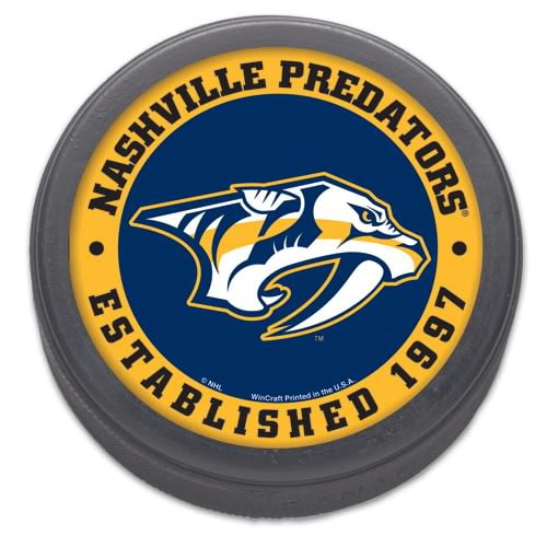 Nashville Predators Official NHL Official Size Hockey Puck by WinCraft ...