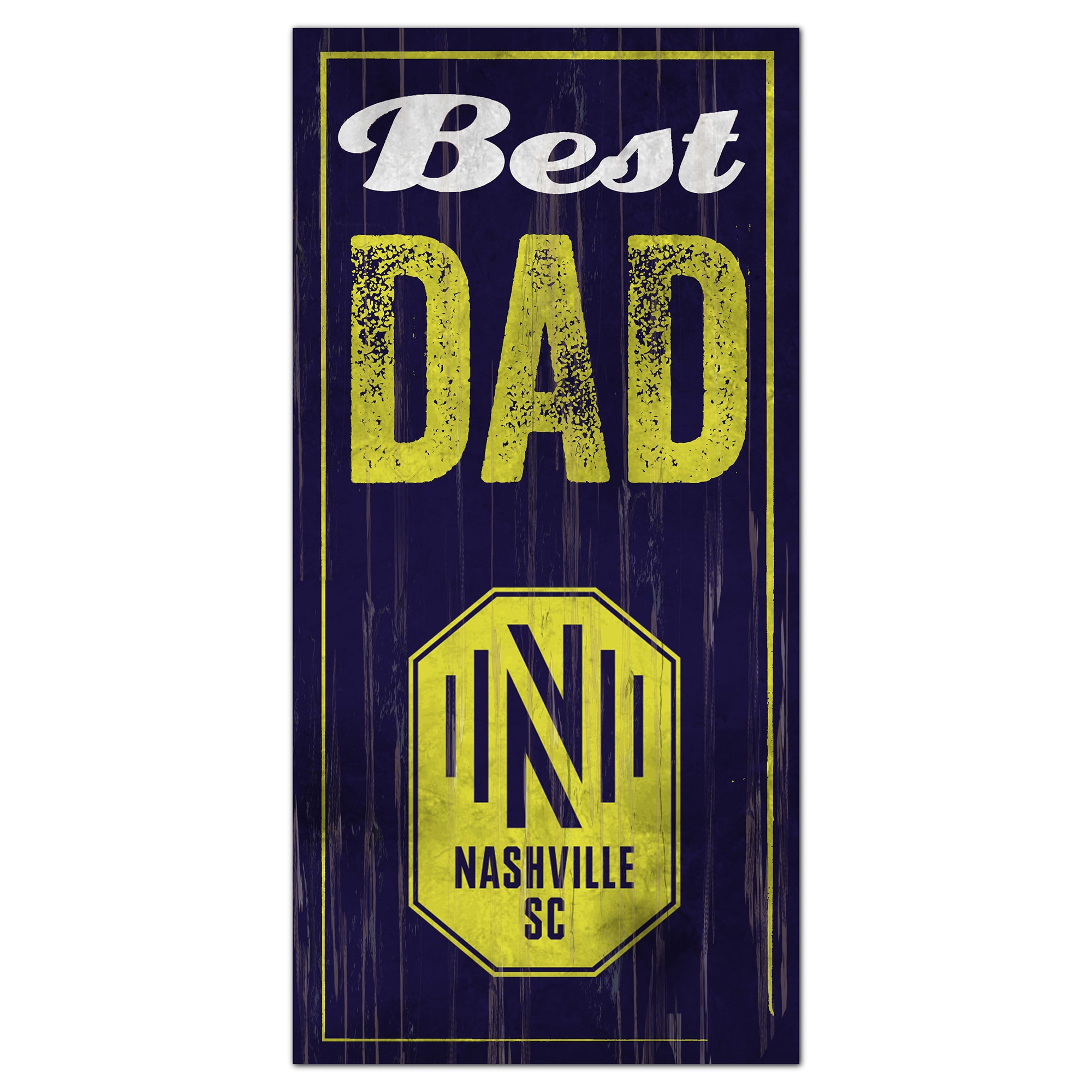 Nashville SC 6'' x 12'' Best Dad Sign - Walmart.com