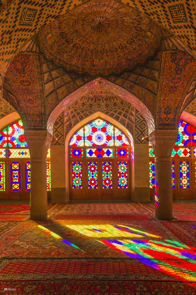 Nasir Al-Mulk Mosque Iran Interior Islamic Wall Art Muslim Art Islamic ...