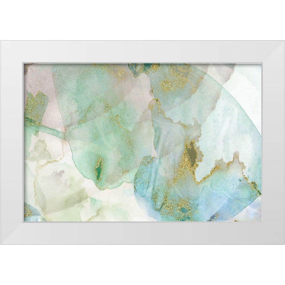 Naskrent, Delores 18x13 White Modern Wood Framed Museum Art Print ...