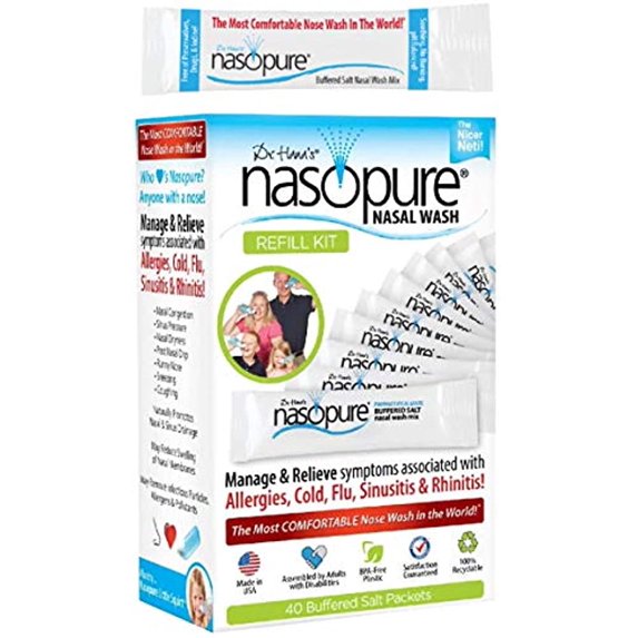 Dr. Hana's Nasopure Nasal Wash Refill Kit - 1 Each - 40 Ct HSA/FSA ...