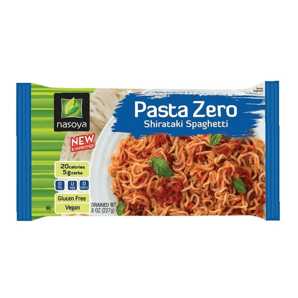 Nasoya Gluten-Free Pasta Zero Spaghetti Shaped Shirataki, 8 oz ...