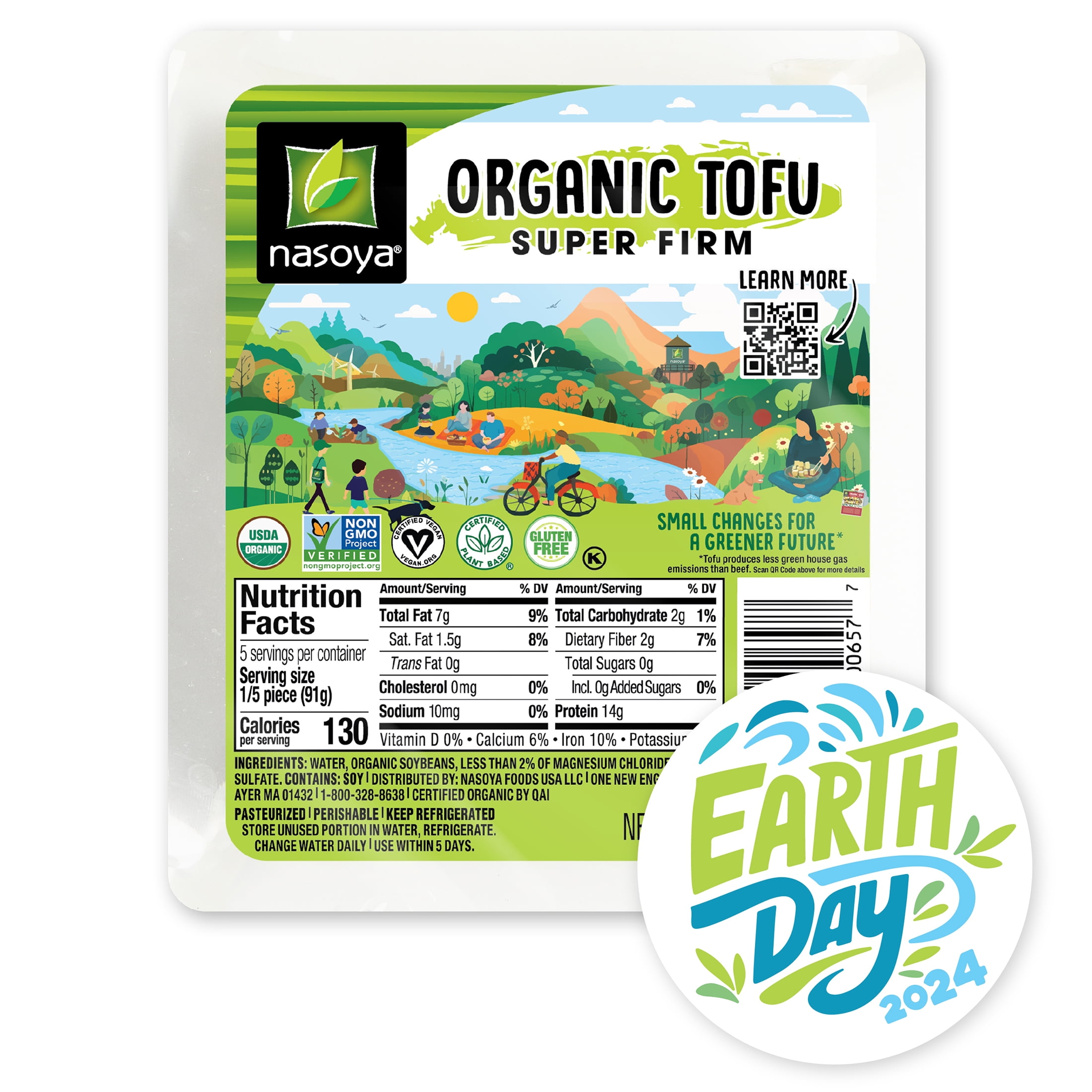 Nasoya Refrigerated Organic Super Firm Tofu, 16 oz - Walmart.com
