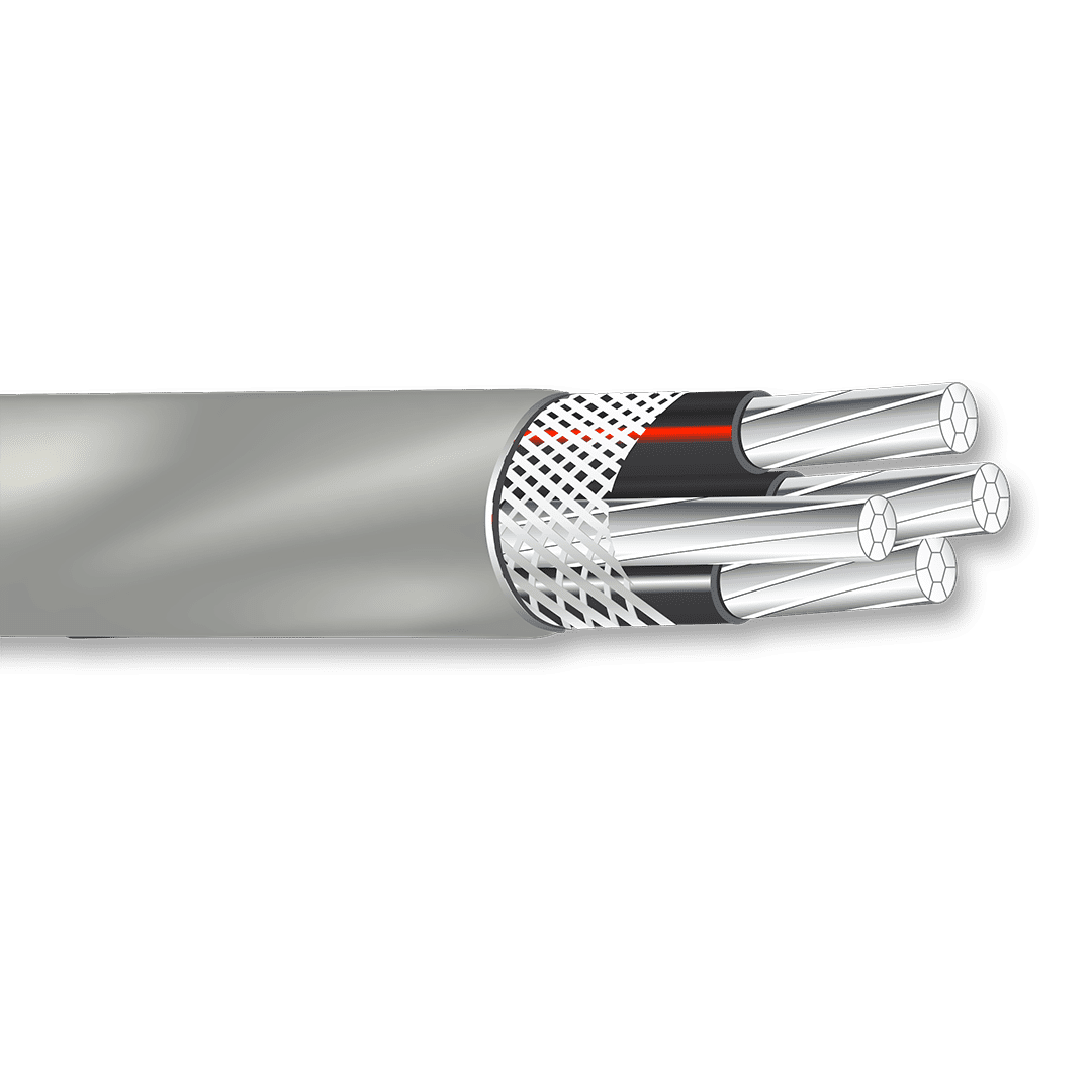 Nassau 2-2-2-2-4 SER Aluminum Service Entrance Cable (25FT) - Walmart.com