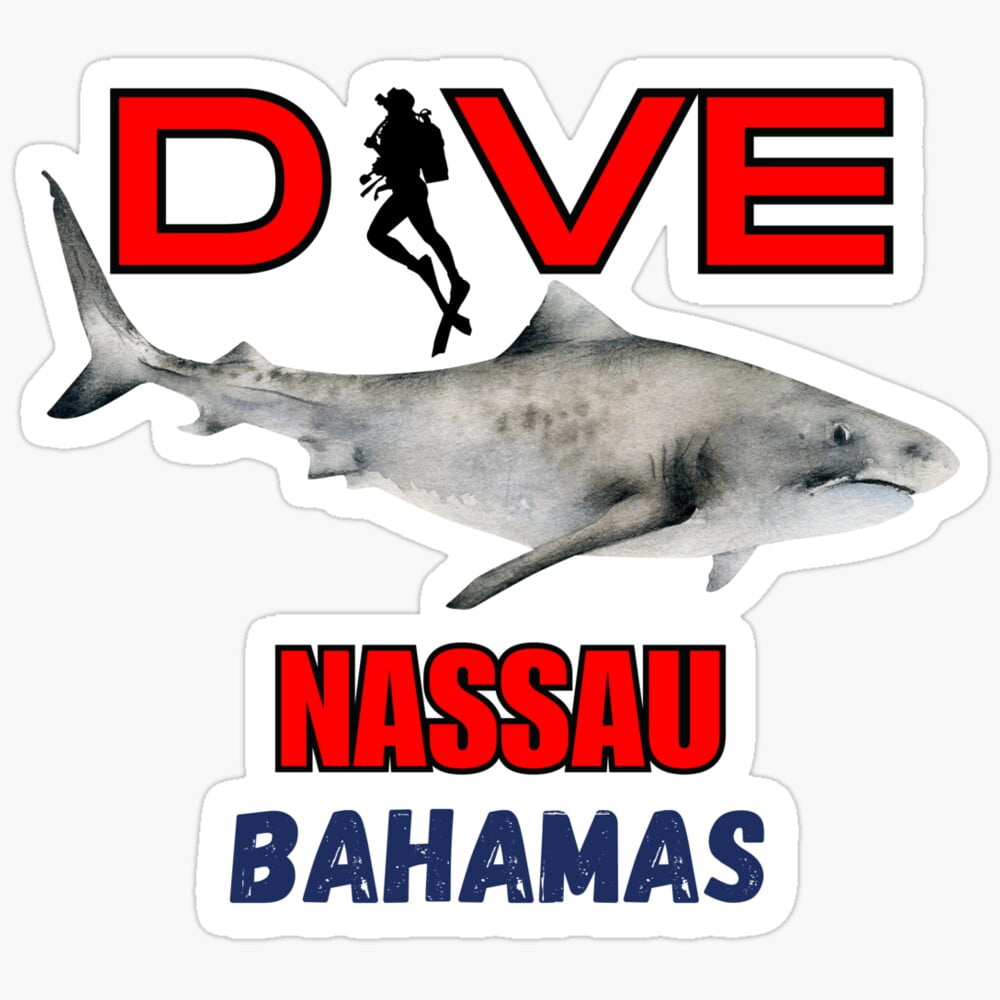 Nassau Bahamas Dive Sticker Phone Decal Water Bottle Stickers Car ...