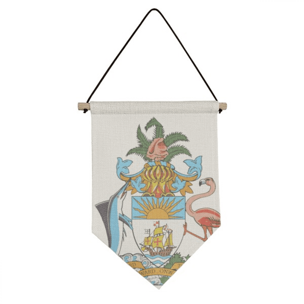Nassau Bahamas National Emblem Canvas Flag Hanging Wall Art Decor ...