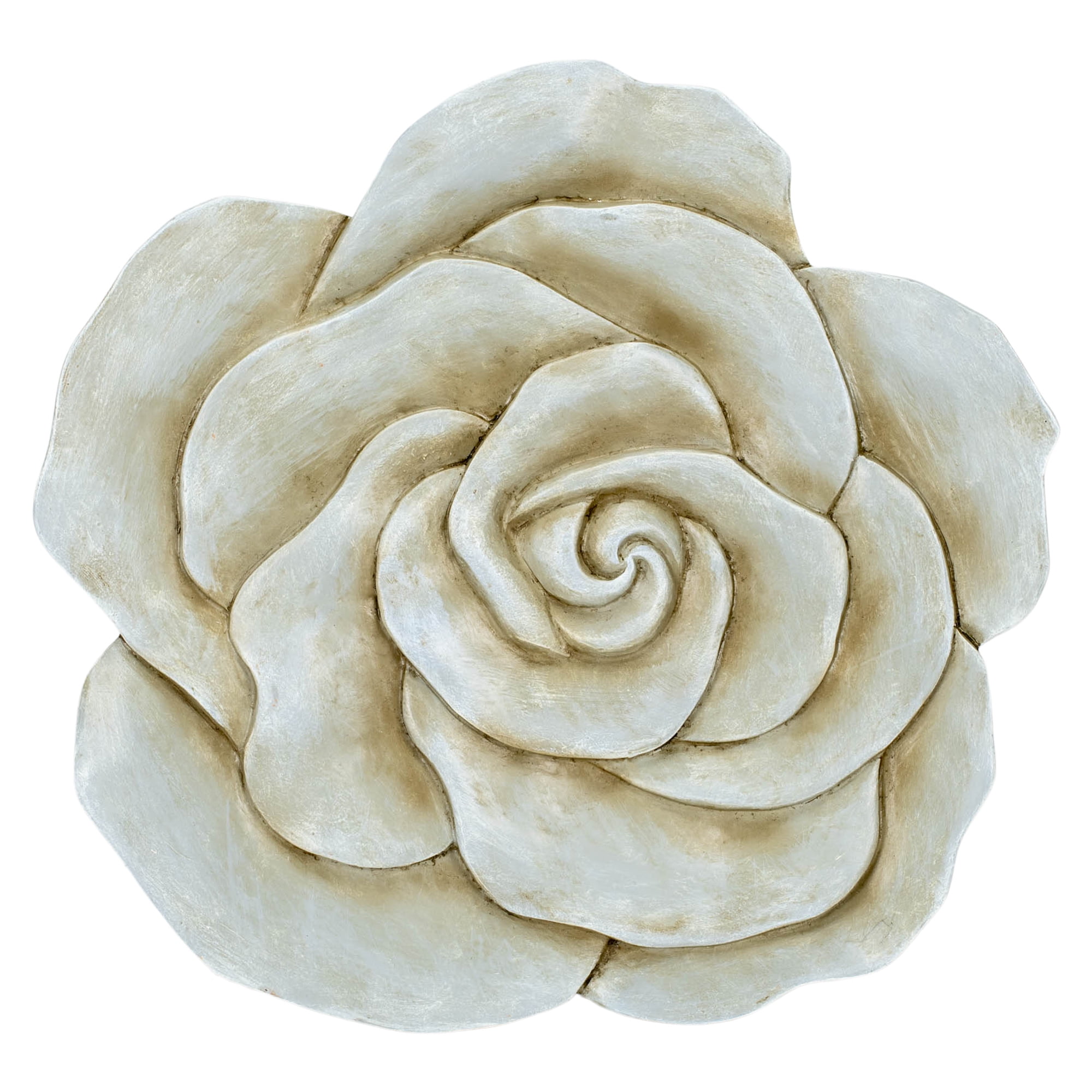 Nat & Jules Rose Stone Grey 12 inch Resin Stone Decorative Stepping ...
