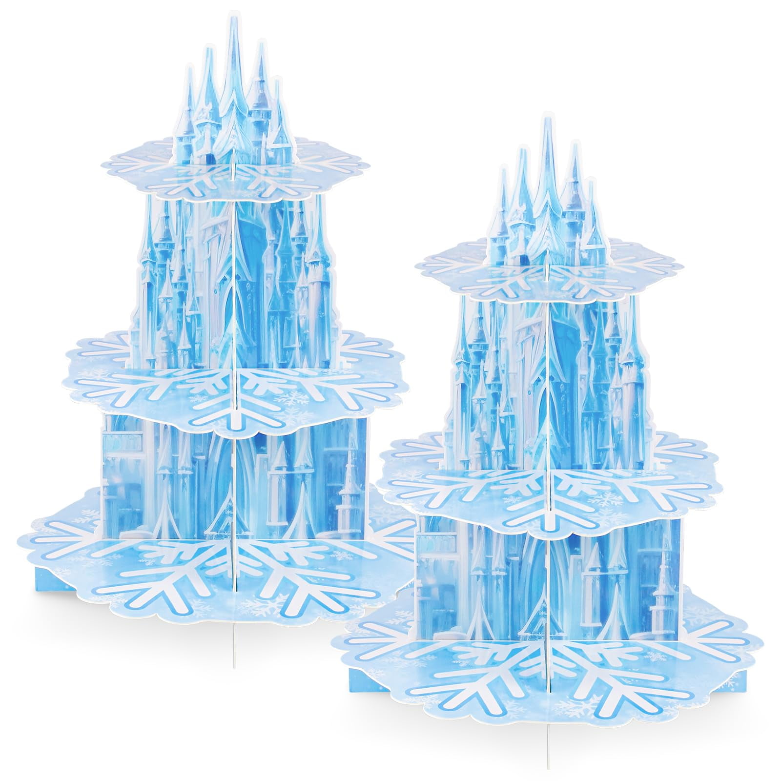 NatNarr 2 Pack Frozen Theme Cupcake AIS1 Stand Birthday Party ...