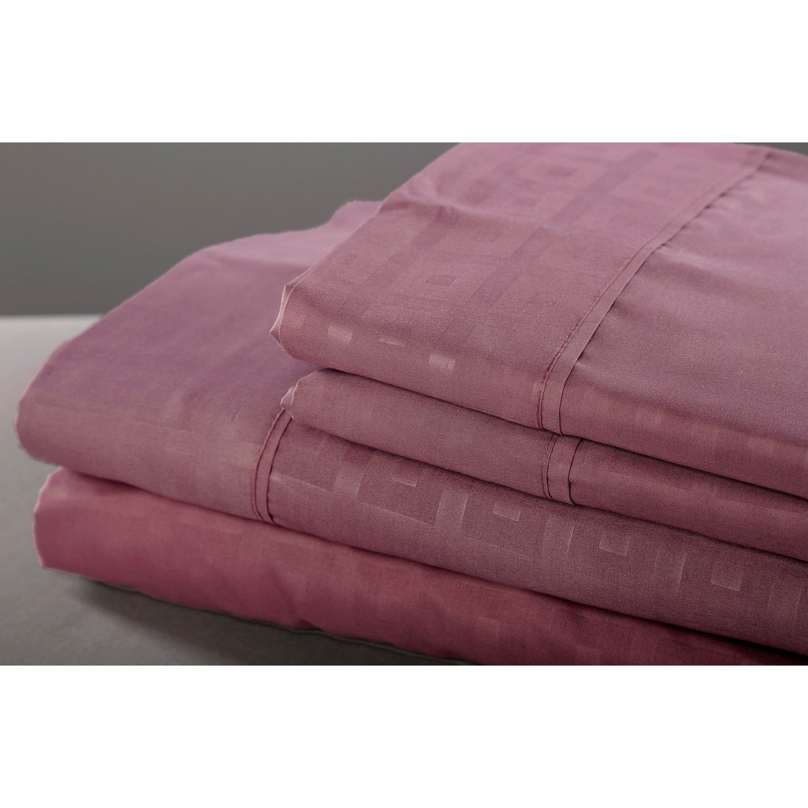 Natalia Cavalletto 6-Piece Box Sheet Set-Box Design-King-Plum - Walmart.com