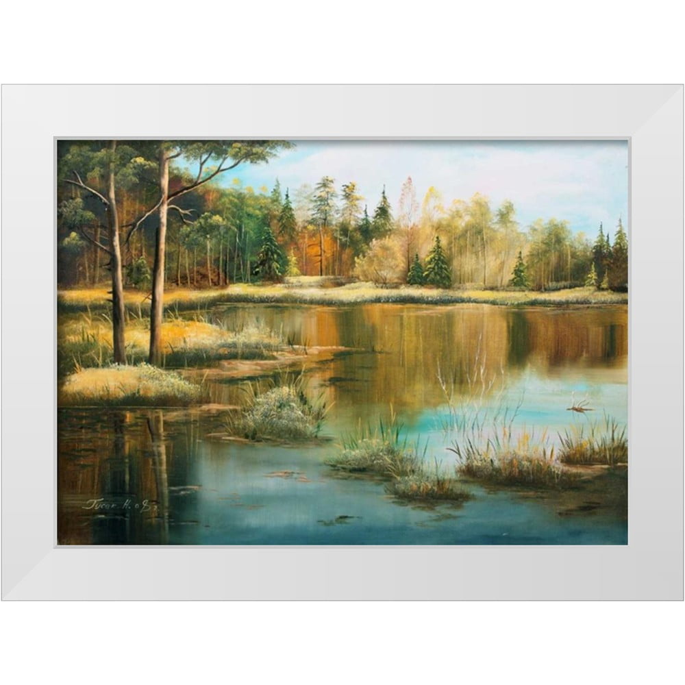 Natalia, Gusak 14x11 White Modern Wood Framed Museum Art Print Titled ...