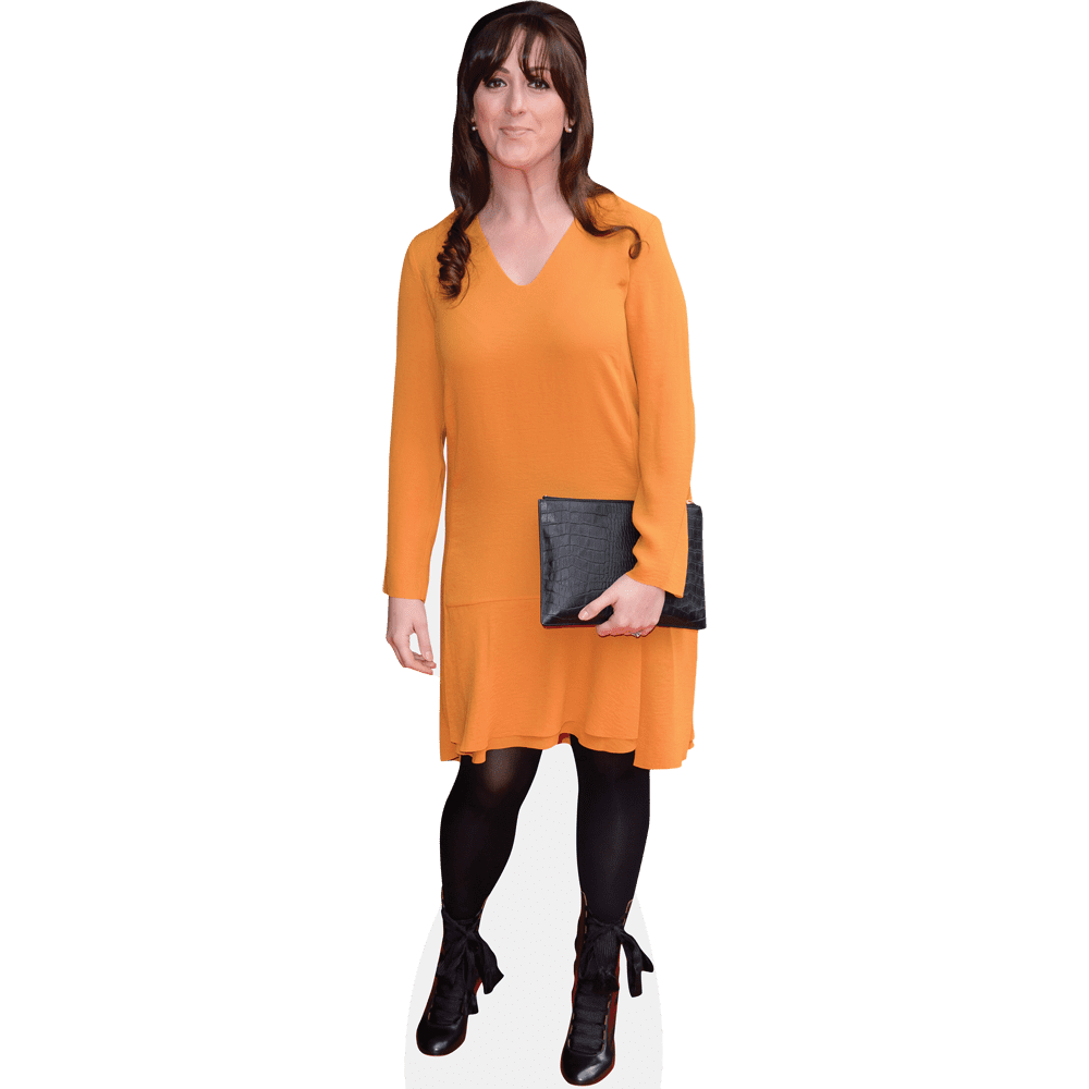 Natalie Cassidy Orange Dress Lifesize Cardboard Cutout Standee