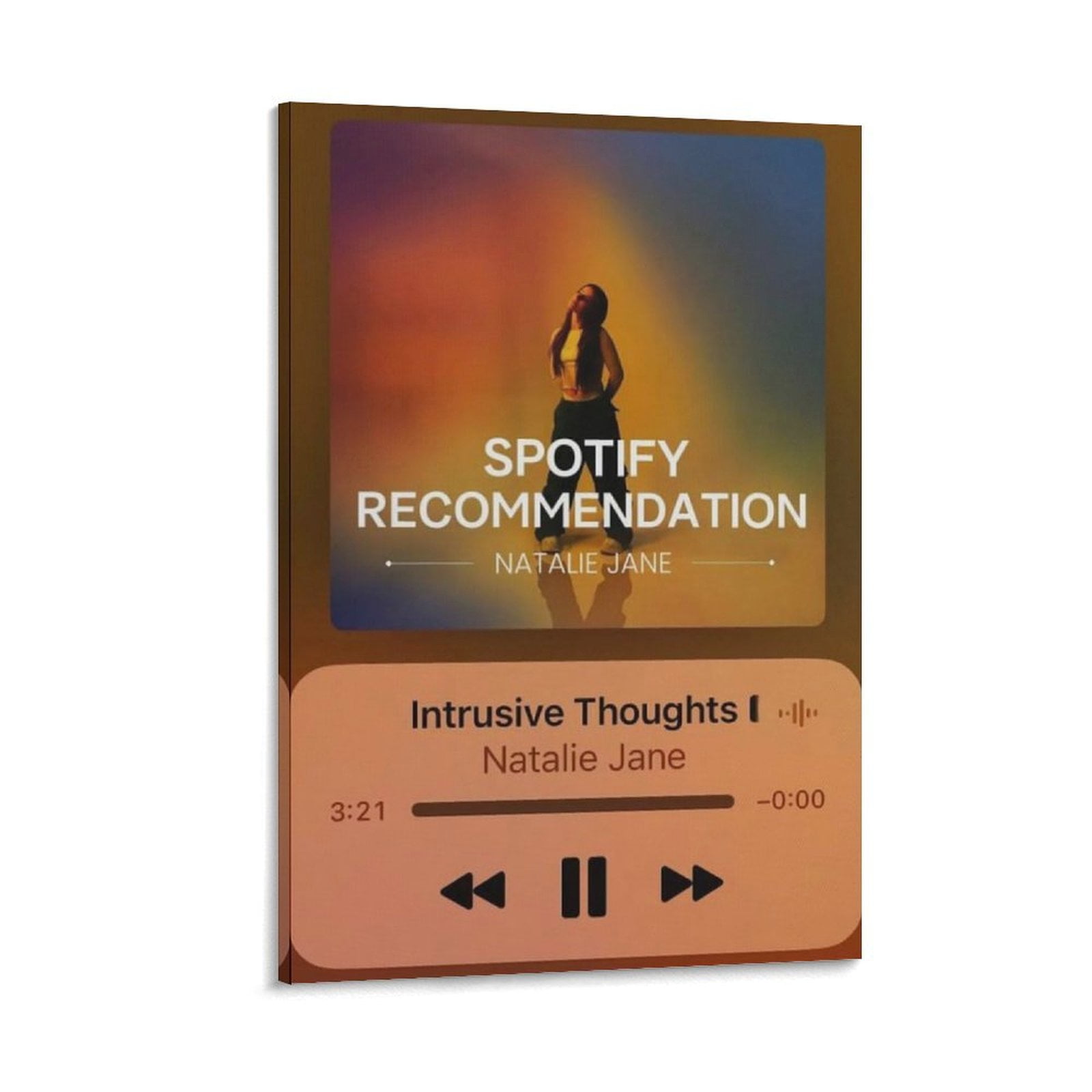 Natalie Jane Poster-Intrusive Thoughts 1 Artworks Canvas Poster Room ...