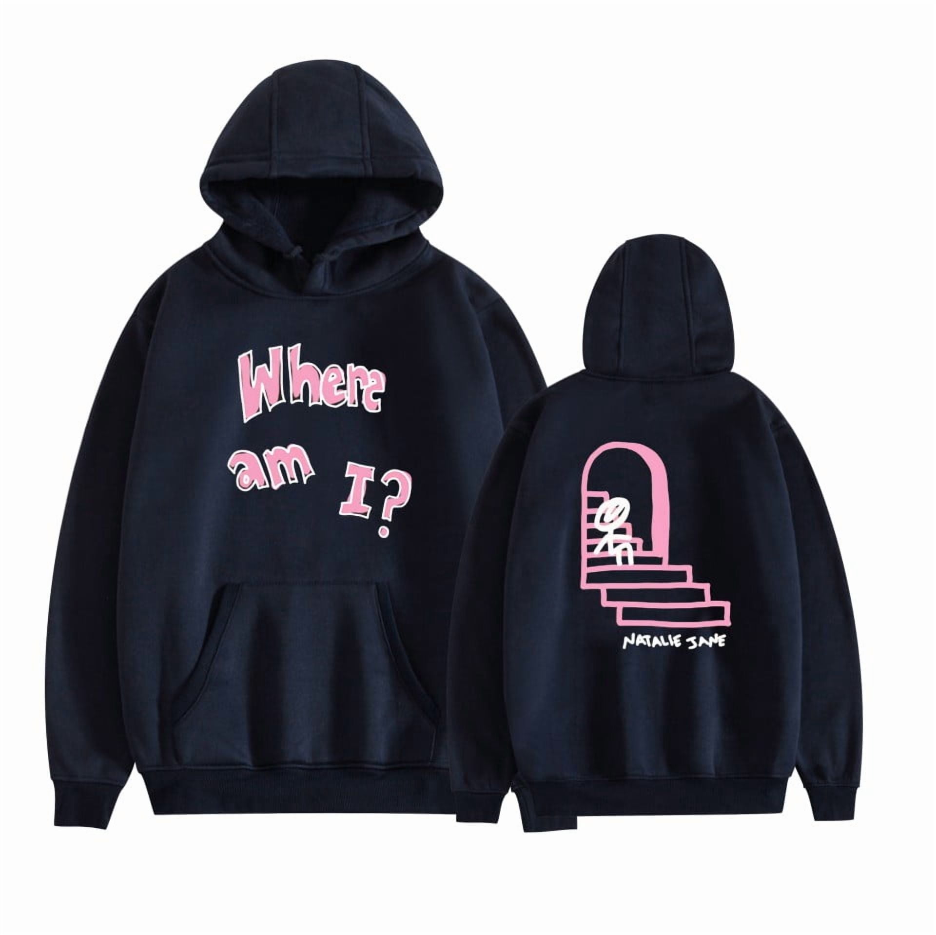 Natalie Jane Where Am I Merch Unisex Oversized Fleece Hoodie - Graphic ...