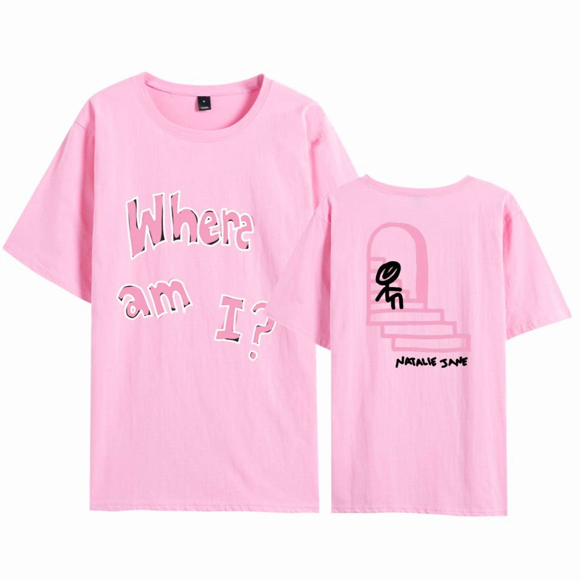 Natalie Jane Where am I Merch Unisex Oversized Soft Cotton Crewneck T ...