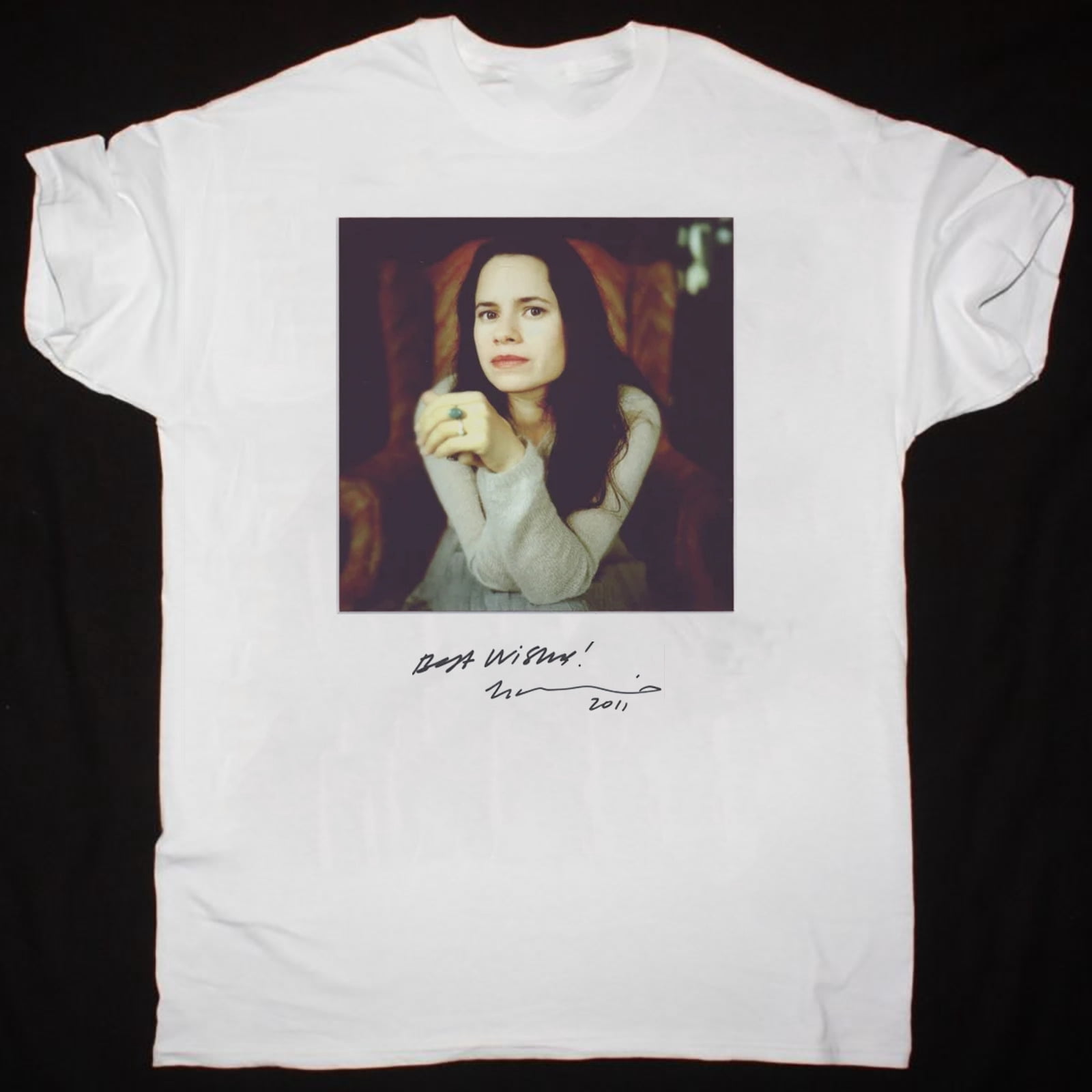 Natalie Merchant Signature For Fans White T-Shirt Cotton - Walmart.com