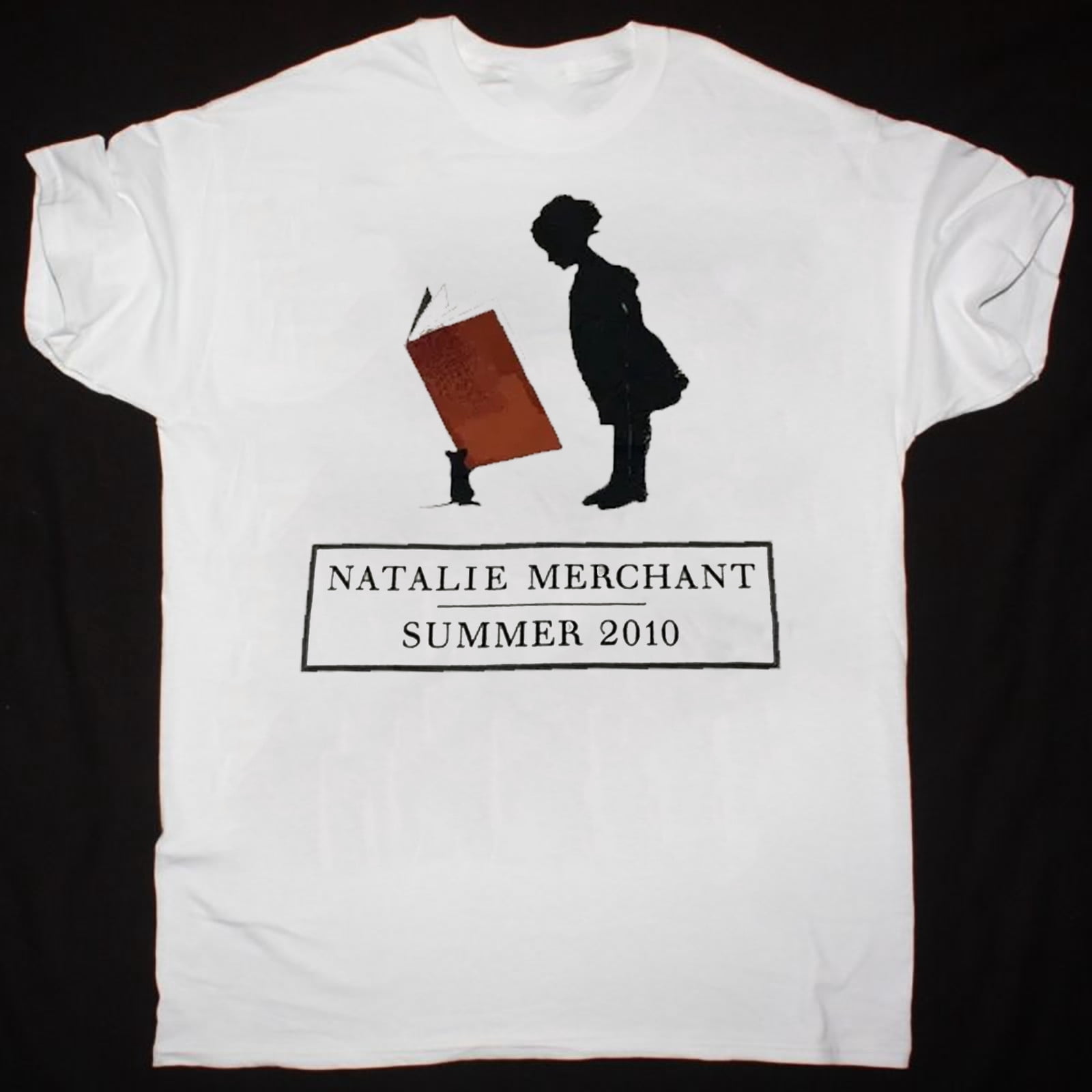 Natalie Merchant Summer Tour White T-Shirt Cotton Full Size - Walmart.com