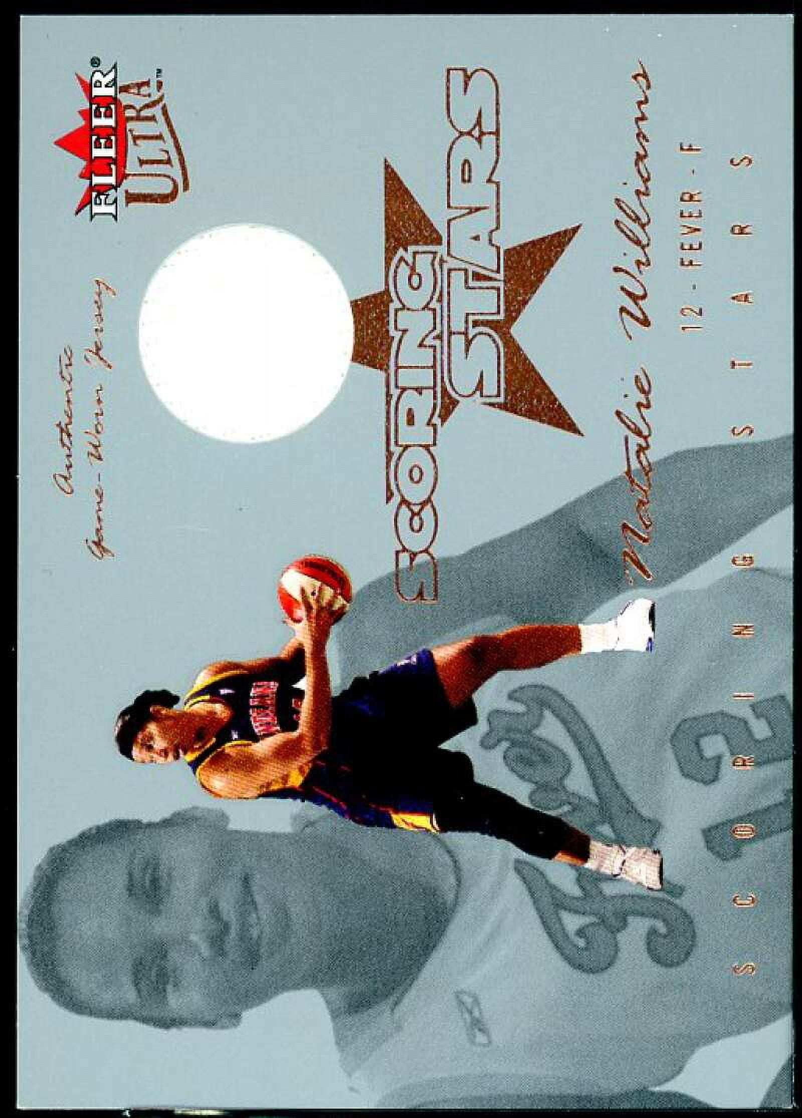 Natalie Williams Card 2004 Ultra WNBA Scoring Stars Jerseys #13 ...