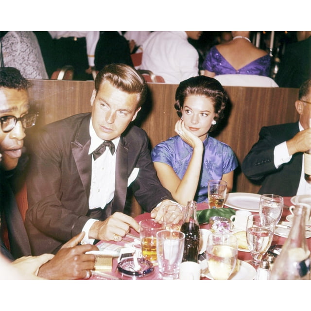Natalie Wood Dining With Robert Wagner 1950's In Hollywood 24X36 Classic Hollywood Poster ...