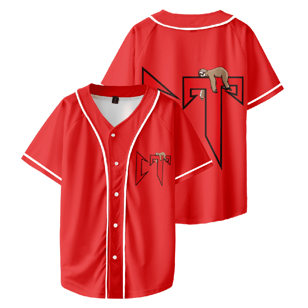 Natanael Cano Corridos Tumbados Baseball Jersey Red Clothes Hip Hop Tee ...