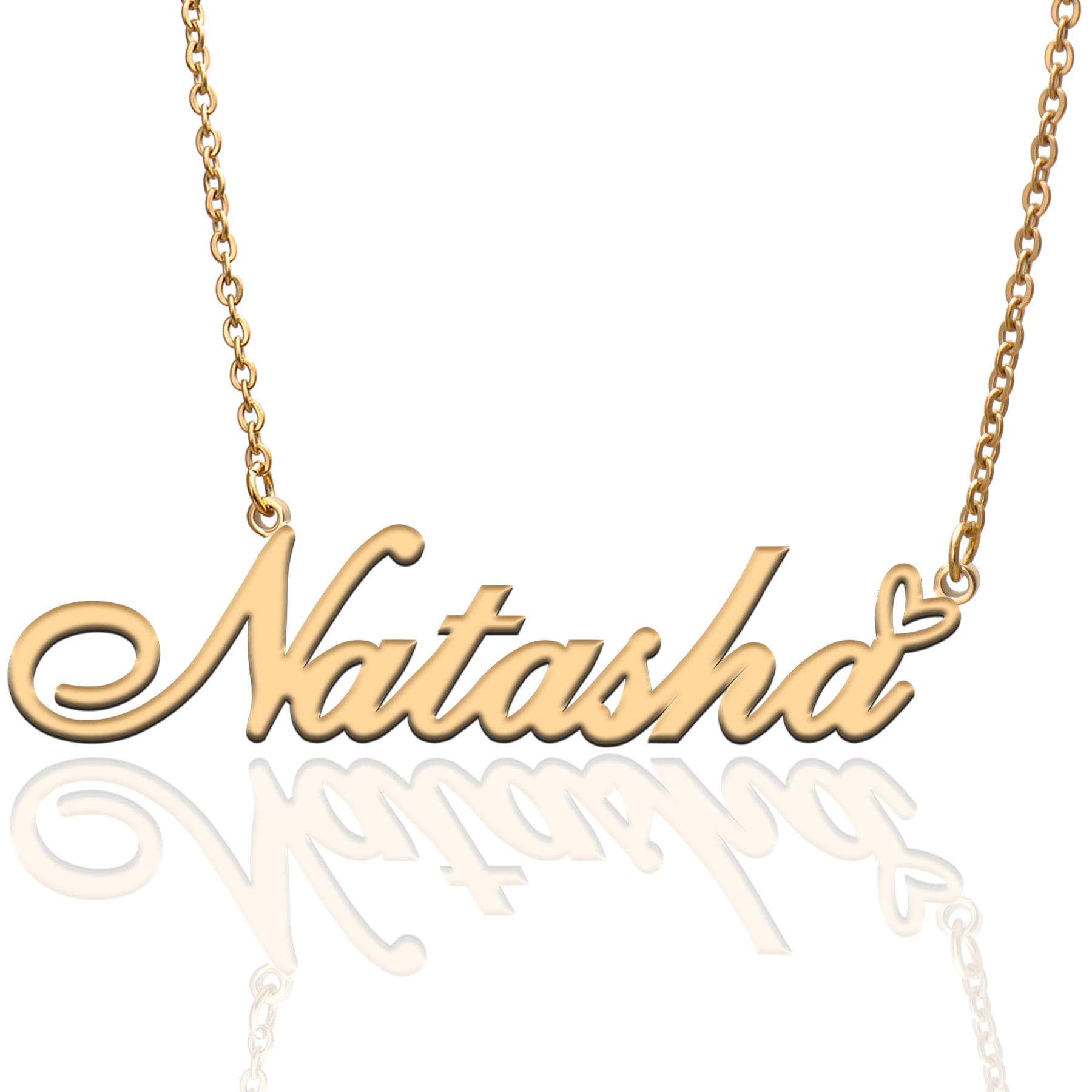 Natasha Custom Name Necklace Customized Personalized Plated Name ...