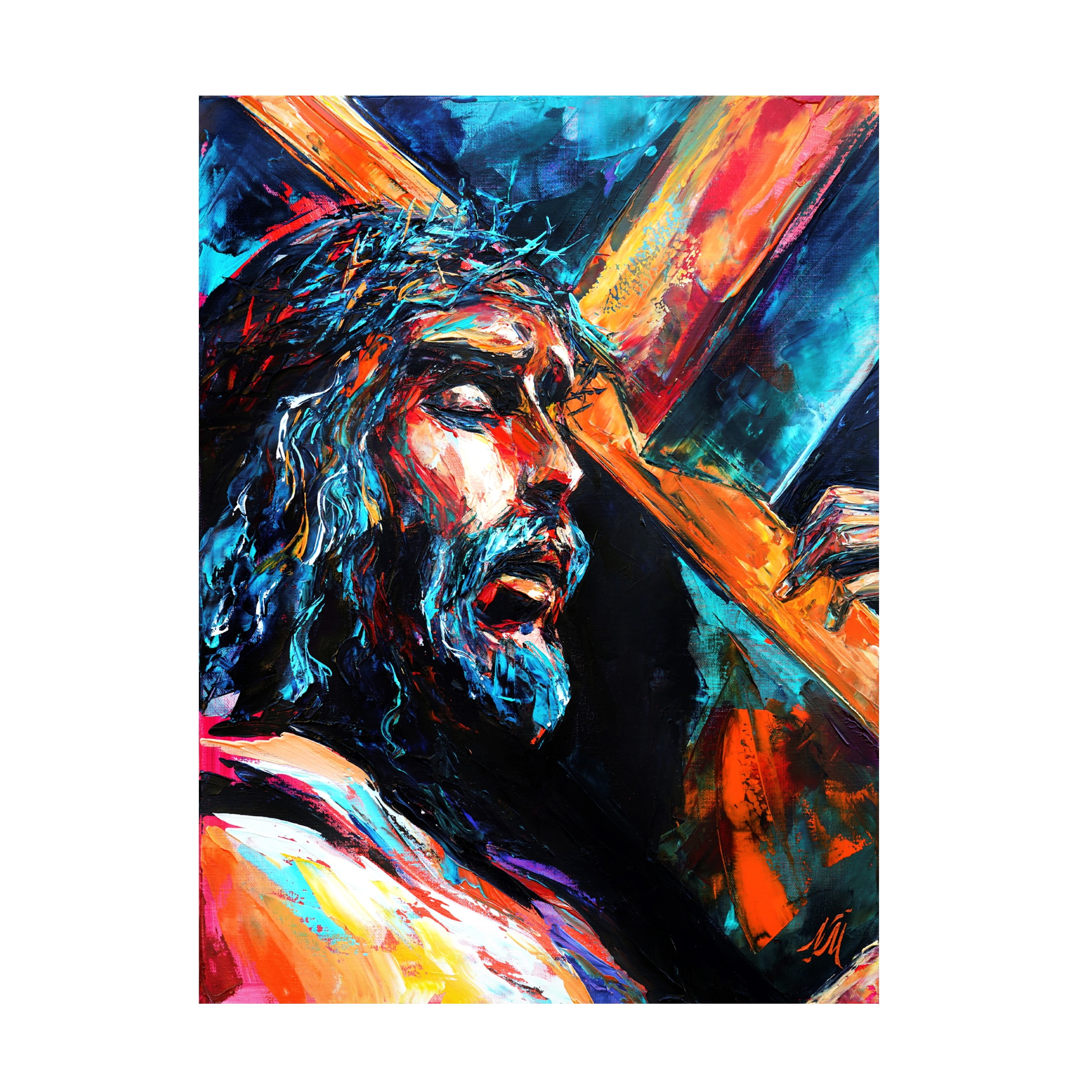 Natasha Mylius 'Jesus Christ' Canvas Art - Walmart.com