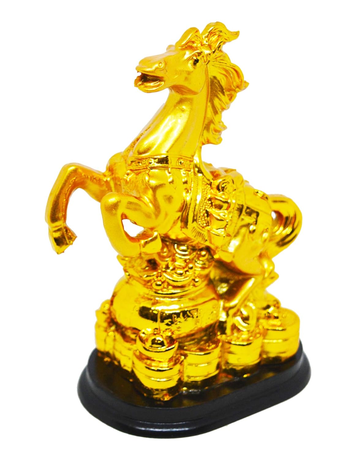 Natchcart Exclusive Golden Victory Running Horse with Money Pot in ...
