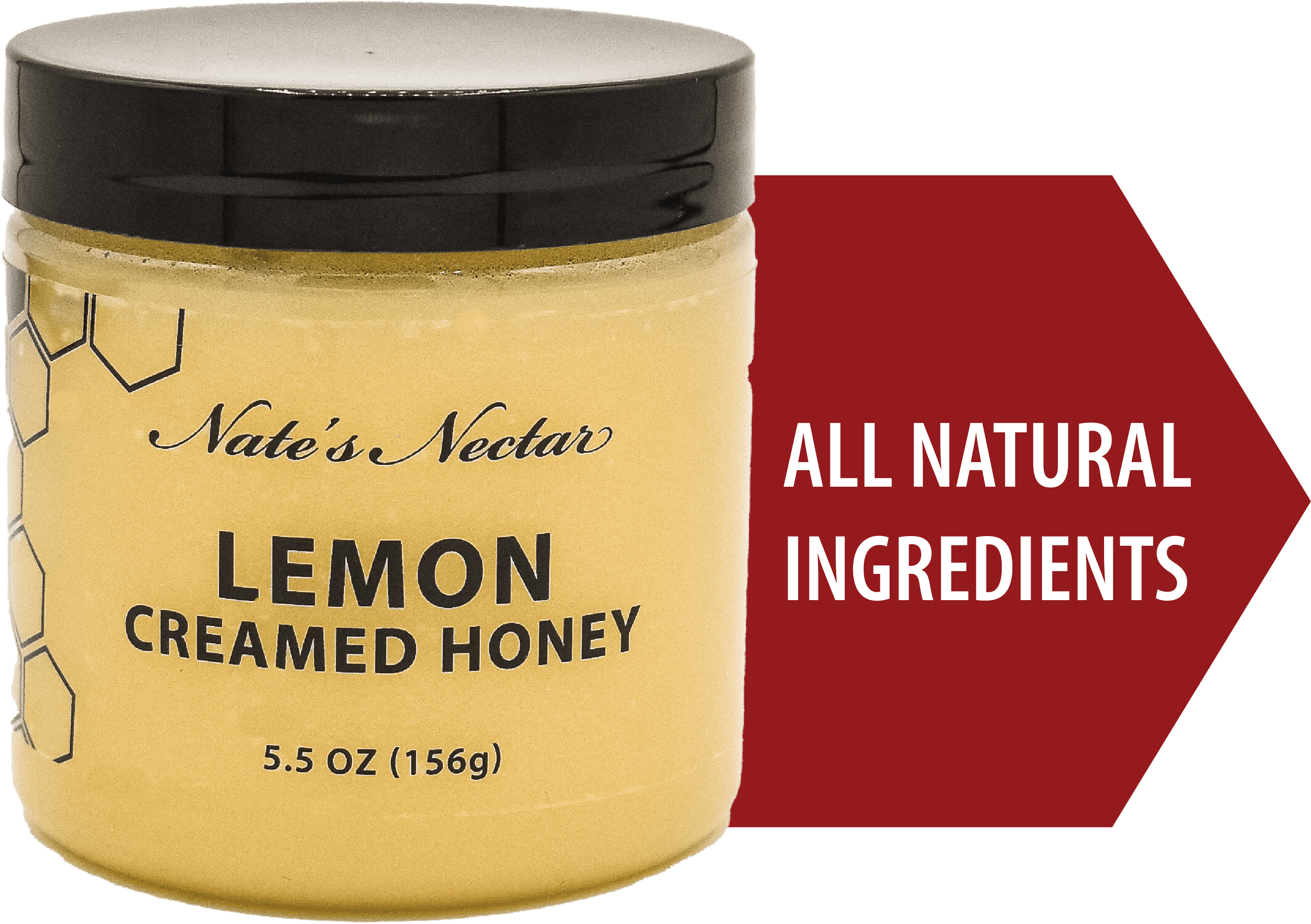 Lemon Creamed Honey, Nate's Nectar, 5.5 oz - Walmart.com