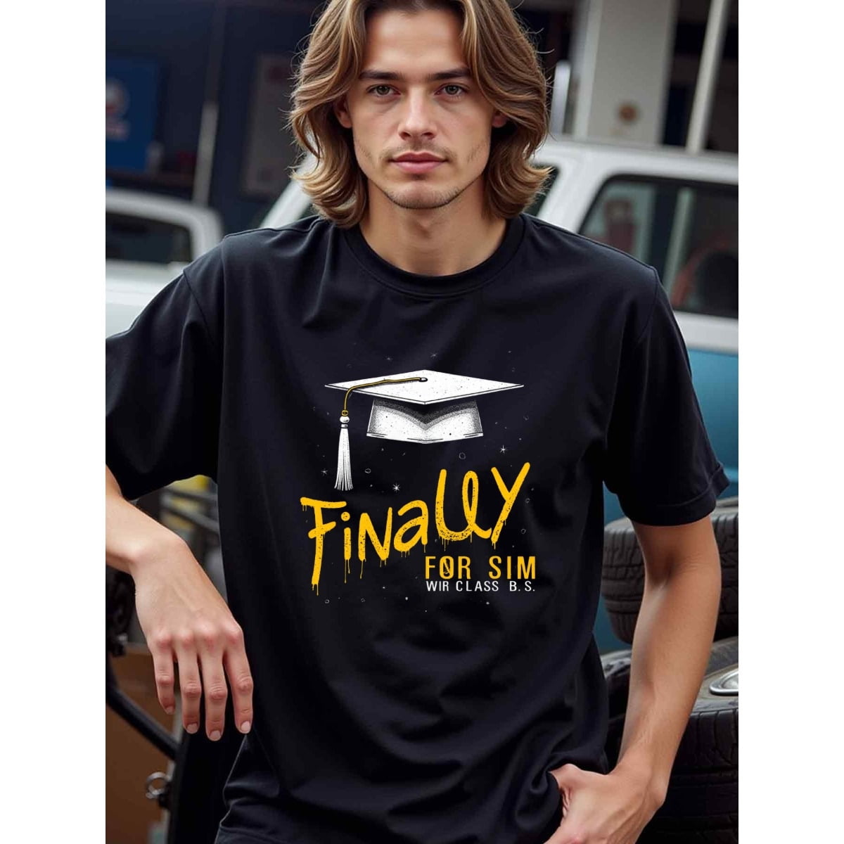 Natee Finally Done B.s. 2025 Graduation T-Shirt, Men's Cotton - Walmart.com