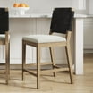 Nathan James Cohen Mid-Century Modern 29 in. Wood Bar Stool ...