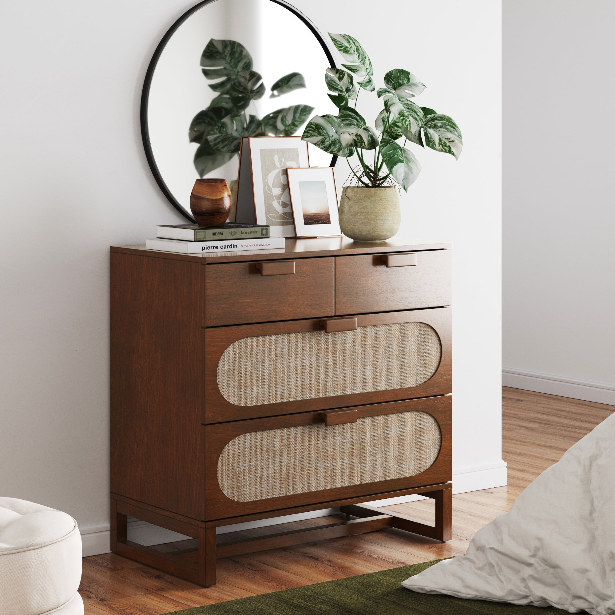 Nathan James Paxton Mid-Century Modern Dresser for Bedroom, 3-Drawer ...
