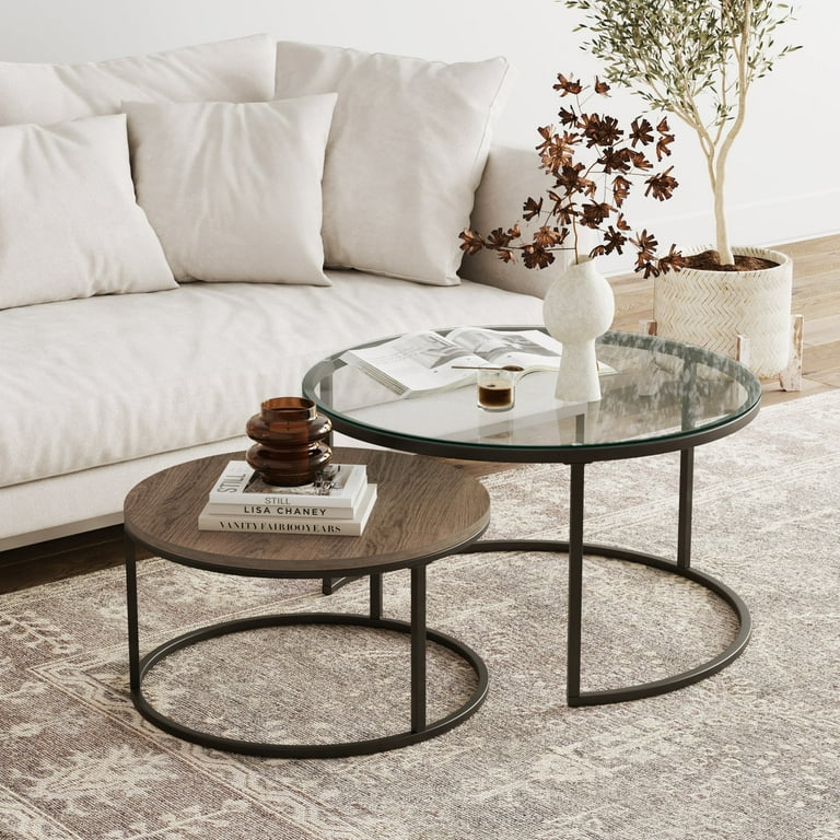Rustic Wood Round Coffee Tables Rustic Round Reclaimed Wood Coffee
