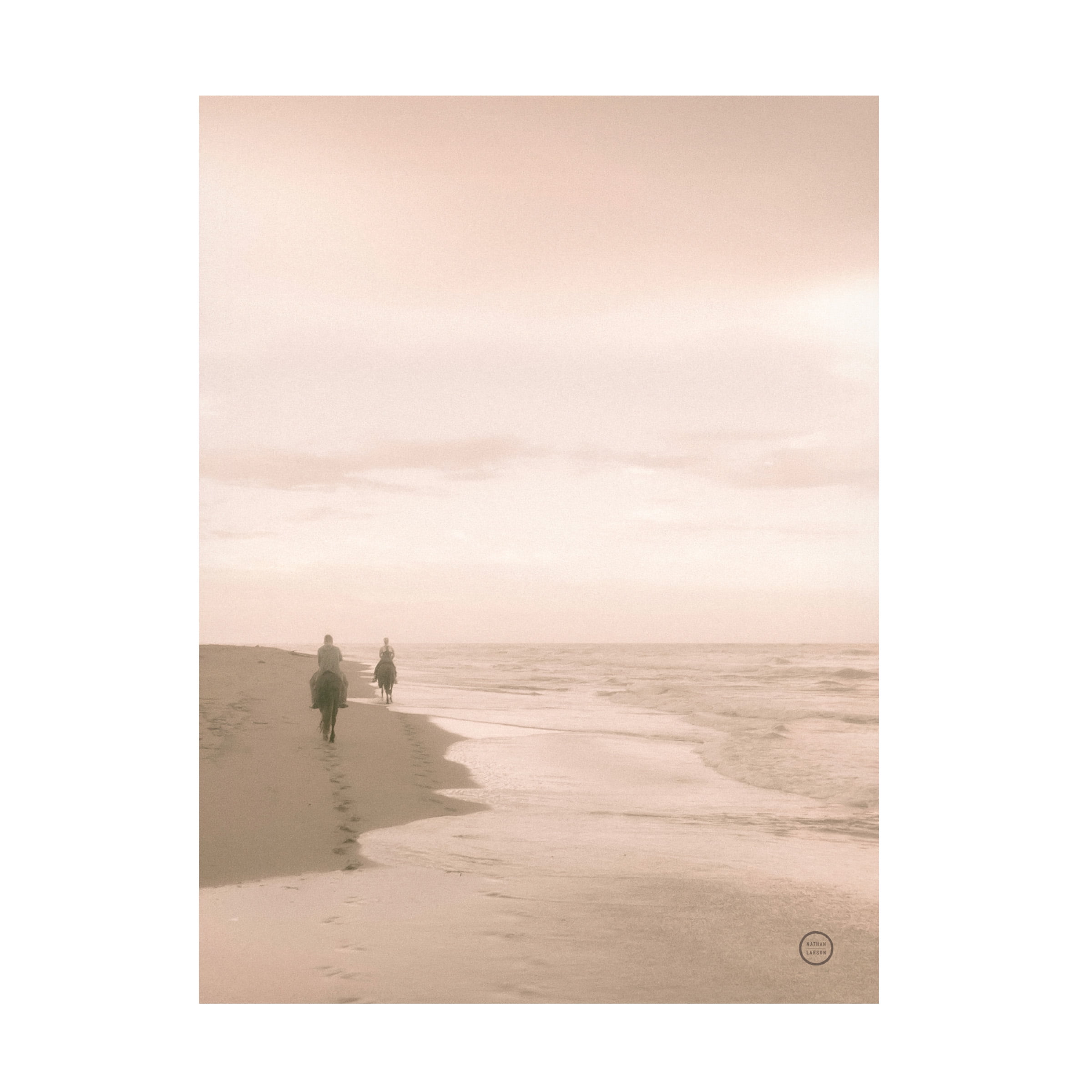 Nathan Larson 'Horses on the Beach Crop' Canvas Art - Walmart.com