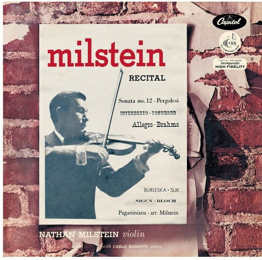Nathan Milstein - A Nathan Milstein Recital - Music & Performance ...
