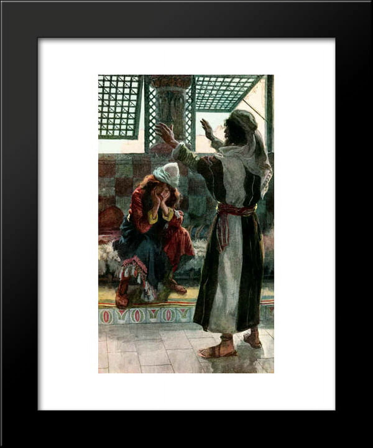 Nathan Rebukes David, as in 2 Samuel 120 20x24 Framed Art Print by ...