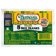 Nathan's Famous Skinless Beef Hot Dogs, 12 oz - Walmart.com