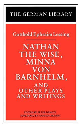 Pre-Owned Nathan the Wise, Minna Von Barnhelm, and Other Plays and ...