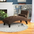 Nathaniel Home Mila Microfiber Chaise Lounge Chair - Walmart.com