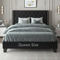 Free Shipping! Nathaniel Home Queen Upholstered Platform Bed with ...