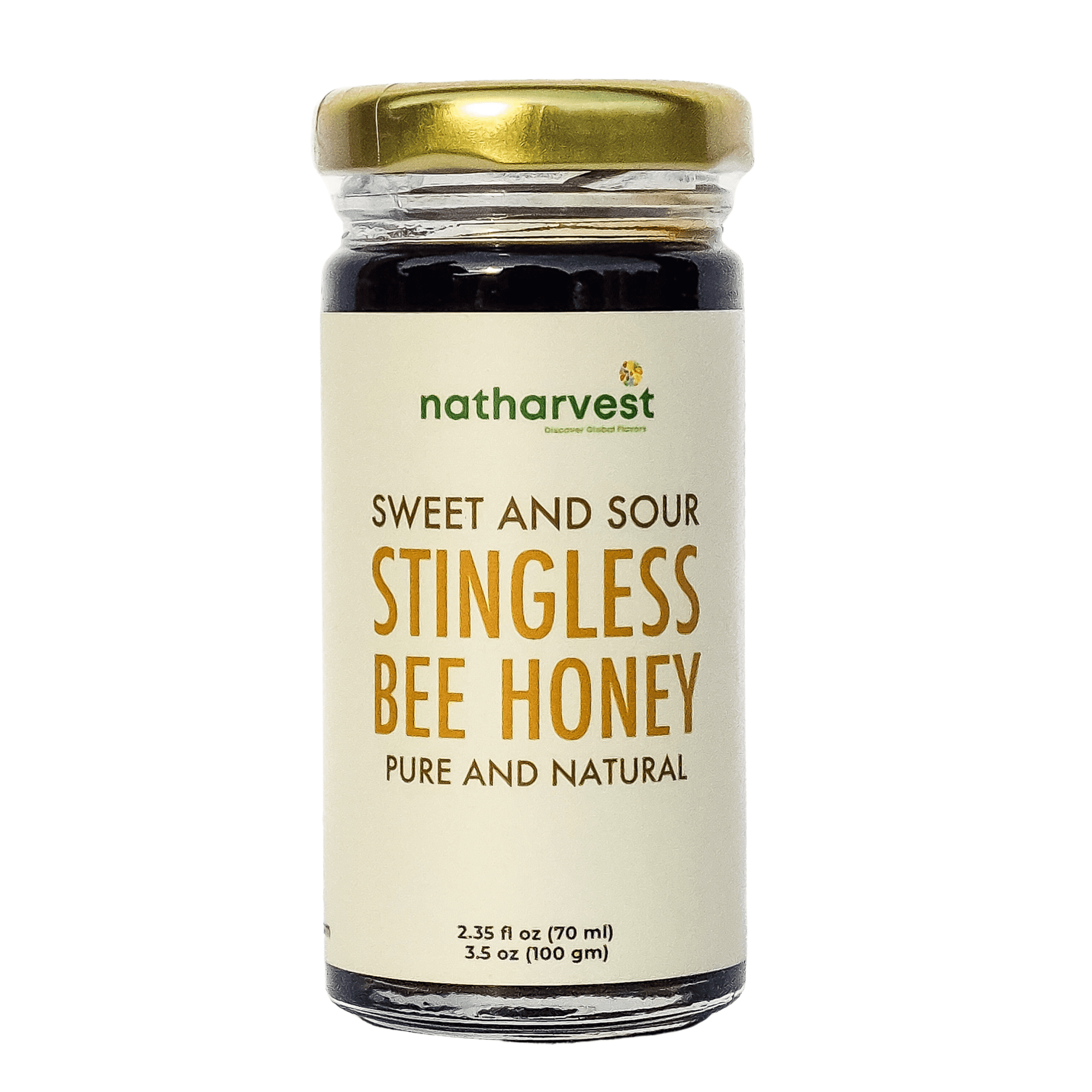 Natharvest 100% Natural Stingless Bee Honey, Sweet and Sour, 3.5 oz ...