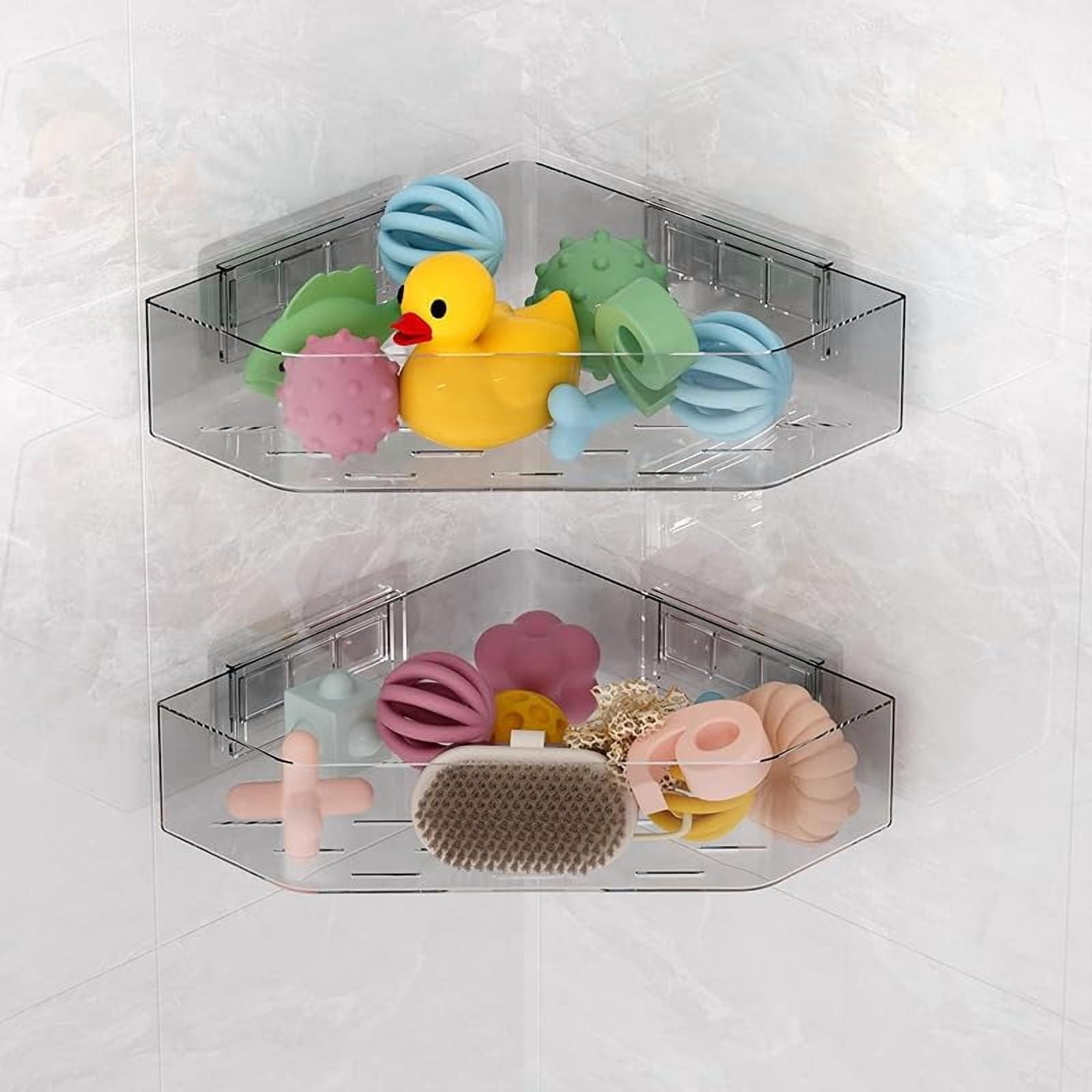 Natheeph Bath Toy Storage Holder, 2 Pack Large Capacity Bath Toy ...
