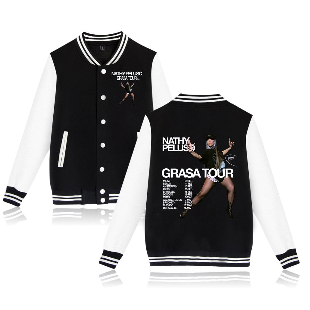 Nathy Peluso Coat Nathy Peluso Grasa Tour 2025 Baseball Jacket Clothes ...