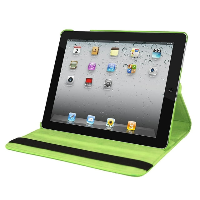 Natico 60-IM360-GN Faux Leather Folio Case for Apple iPad Mini Green ...