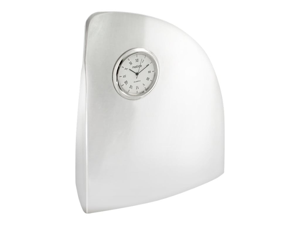 Natico Originals Wave - Clock - quartz - desktop - 5.24 in x 6.73 in ...