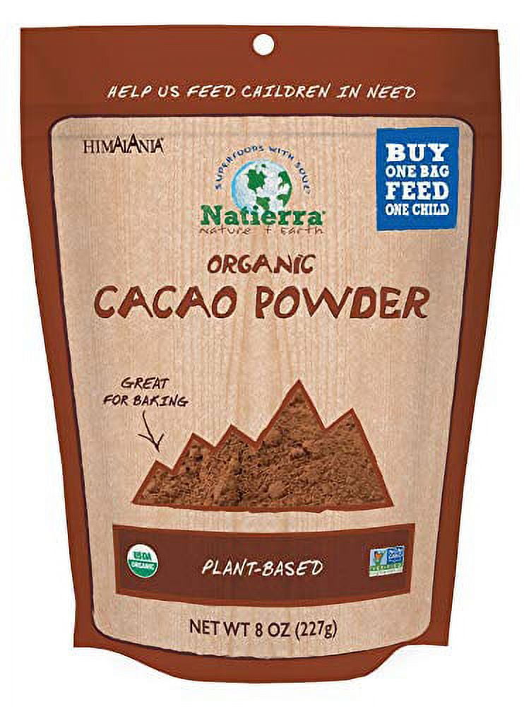 Natierra Organic Cacao Powder, 8 Oz - Walmart.com