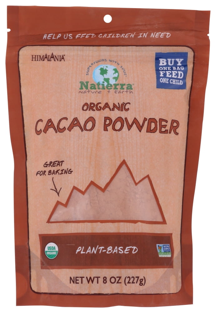 Natierra Organic Cacao Powder, 8 Oz - Walmart.com