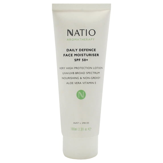 Natio Daily Defence Face Moisturiser SPF 50 , 3.3 oz Cream - Walmart.com